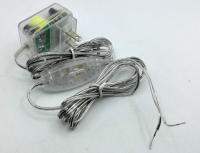 China Transparency adapter 12V 1A 24V 0.5A 5V 1A 5v 2a lucency case with 304 switch on DC cable for sale