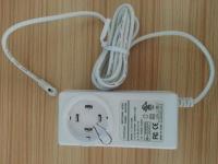 China White 12V 1A DC Power Adapter with UL FCC PSE GS CE RCM BS1363 Certifications International Plug for sale