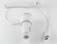 China White USB Car Charger 5V 2.5A Type C Micro Mini USB Fast Charging Adapter for sale
