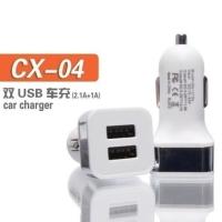 China Universal Dual USB Car Charger 3.1A 12V 24V Fast Charging for Smartphones Tablets for sale
