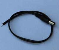 China Laptop DC Cable 12V DC Power Adapter Cord With 5.5*2.5MM Flat Black Red Wire for sale