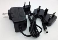 China Interchangeable AC Plug 12V 2A 5V 2A Power Adapter 36W Universal for LED Set Top Box for sale