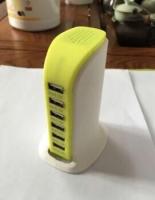 China Multi USB Smart Charger 5V 8A QC2.0 QC3.0 Fast Charging Type C Power Adapter for sale