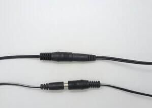 China 5.5x2.1mm Male to 5.5x2.5mm Female DC Power Extension Cord 22AWG Custom Length for sale