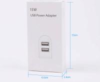 China Mini Dual USB Travel Charger 5V 1A 2.1A US Plug Compact Power Adapter for sale