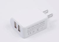 China Mini Dual USB Travel Charger 5V 1A 2.1A US Plug Compact Power Adapter for sale