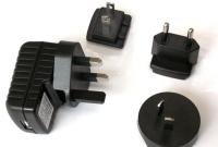 China CE approved 12V 1A 12W right angle DC tip switching power supply/ac dc adapter/interchangeable plug power adapter for sale
