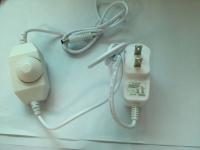 China 24V 500mA AC DC Power Adapter with Inline On Off Switch 100 240V 12W for sale