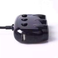 China 5V 3A car charger  with 3 in 1  cigarette lighter with usb connecter for sale