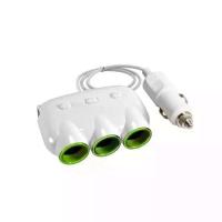 China 5V 3A car charger  with 3 in 1  cigarette lighter with usb connecter for sale