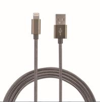 China MFi Certified Lightning Cable 1M 2A Braided Nylon Fast Charging Sync Cord for iPhone iPad for sale