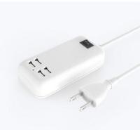 China Universal Travel Charger 30W 4 USB Ports US UK Plug Wall Adapter 100-240V for sale