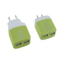 China 5V 1.2A Dual USB Charger ABS Material Compact Power Adapter 40x23x60mm for sale