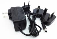 China 9V 1A  wall amount  power adapter  interchangeable plug  CE FCC ROHS UL GS SAA for sale