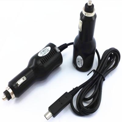 China 12V 24V 5A Car Charger with Micro Plug for GPS LED Light ABS ROHS for sale