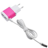 China Dual USB Wall Charger 5V 3.1A Fast Charging Travel Adapter 110-240V for sale