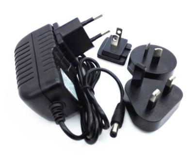 China Interchangeable Plug Power Adapter 5W-36W AC DC Universal Wall Charger CE FCC ROHS UL GS SAA for sale