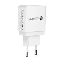 China 18W Quick Charge 3.0 USB Travel Charger Wall Adapter 100-240V QC3.0 Power Supply for sale