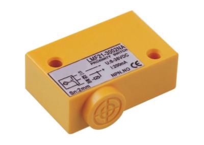 China LMF21 Dustproof Inductive Proximity Sensor Angular Column Type Straight Connector for sale