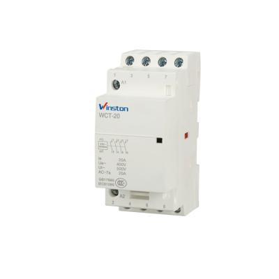 China 4NO 20A Electricity WCT 4P Electric AC Contactor 50Hz/60Hz CE for sale