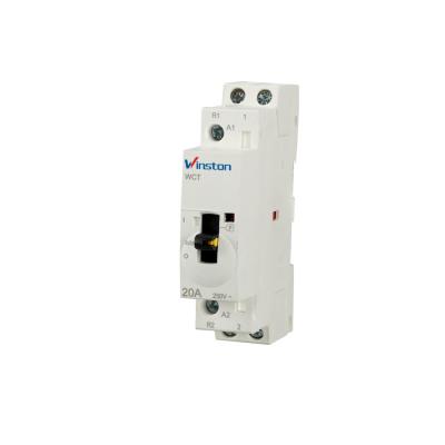 China Air Conditioner Parts 1NO NC 20A Manual 2P Household AC Contactor for sale