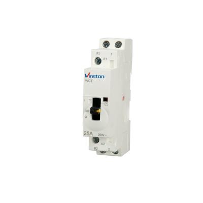 China Electrical Supplies 1NO Air Conditioner 25A 2P Types Of Manual Contactor for sale