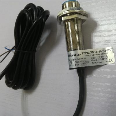 China XM18 DC15V-30V IP67 Waterproof current/voltage type copper shell Position Inductive Proximity Sensor for sale