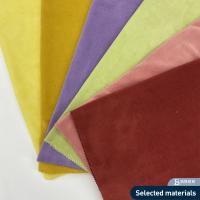 China in stock lot super soft  94 polyester 6 spandex tricot anti pilling polar fleece fabric for garment for sale