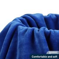 China Custom Super Soft 100% Polyester Double Sided coral fleece Fabric for Blanket Baby Pajamas Lining Bedding Home Textile for sale