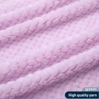 China Custom Super Soft 100% Polyester Double Sided coral fleece Fabric for Blanket Baby Pajamas Lining Bedding Home Textile for sale