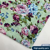 China Skin-friendly Single Jersey Blend Tencel Milk Fiber print Fabric For Garment - Buy for sale