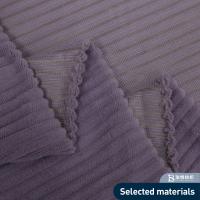 China Hot Sale Best Quality 220G 100%polyester 3X3  corduroy velvet fabric for garment for sale