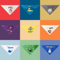 China Triangular bibs 100% Organic Cotton No fluorescence baby bandana drool bibs Baby Bibs Cotton for sale