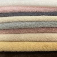 China Skin-friendly Single imitation rabbit skin For stuffed toys plush toy fabric for sale