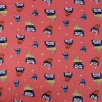 China custom printed fabric raw material print  Milk Fiber print Fabric For Garment - Buy for sale