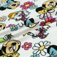 China digital printing on fabric raw material print  Milk Fiber print Fabric For Garment - Buy for sale
