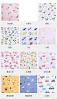 China liberty print fabric polyester textile raw material print  Milk Fiber print Fabric For baby Garment for sale