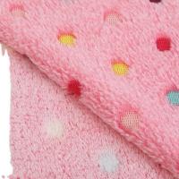 China Promotion Velvey Flece Flannel Stock Faux Fleece Coral Velvet Fabric for sale