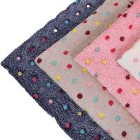 China The New Listing Velvey Velvet Reef Sequin Print Cotton Flannel Fleece Coral Flece Fabric for sale