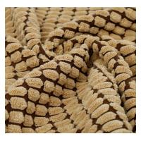 China In Stock Snuggle Flannel Silk Burnt-Out Velvet Brocade Sofa Fabrics Chenille for sale