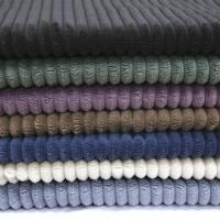 China In Stock Stretch Pin Wale Chenille Cloth Stripe Corduroy Upholstery Fabric for sale