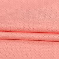 China Plain Dyed Honeycomb Mesh Fabric Anti Pill Nylon Cotton Fabric for sale