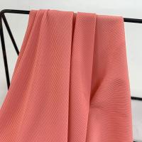 China Quick Omni-Dry Ribbed Stretch Fabric Nylon Spandex For Loose Pants for sale