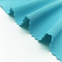 China Anti UV Textured Knit Fabric Polyester Jacquard Fabric For T-Shirt Pants for sale