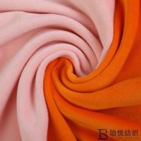 China Rib Velvet Textured Knit Fabric Stretch Korean For Women Dress for sale