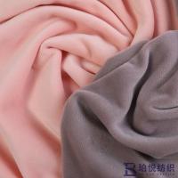 China Rib Velvet Textured Knit Fabric Stretch Korean For Women Dress for sale