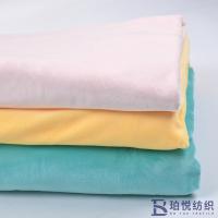China Korean Stretch Velvet  Fabric For Women Dress Embroidery With Sequins for sale