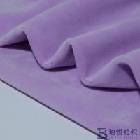 China Korean Stretch Velvet  Fabric For Women Dress Embroidery With Sequins for sale