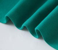China Pure Cotton Rib Fabric 588 Colours , rib knit fabric For Cuff  Rib Collar Stretch for sale