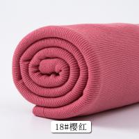 China Knitted 100 Cotton Rib Fabric Stretch For Long Sleeve T-Shirt for sale